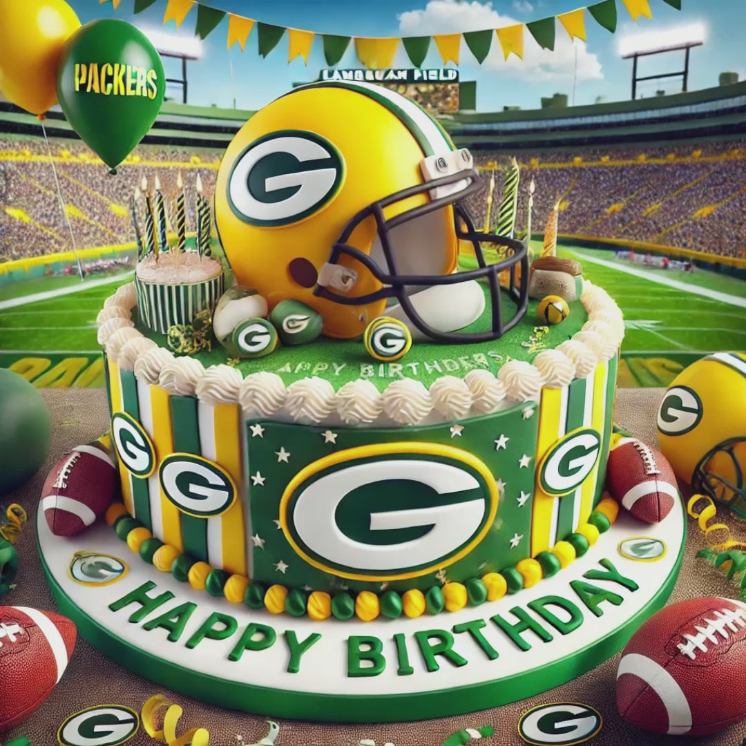 American Football Happy Birthday Green Bay Packers Fan – GreetBay