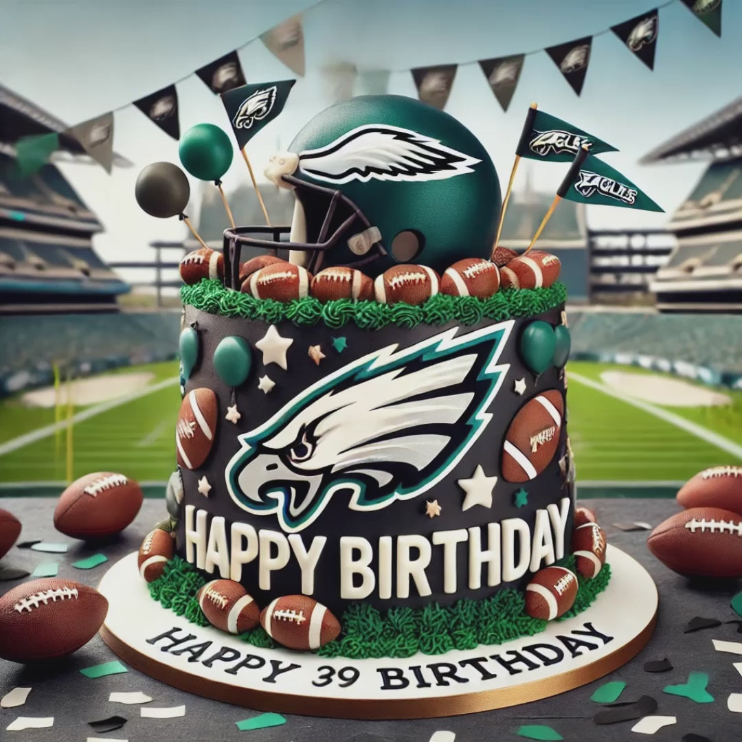 American Football Happy Birthday Philadelphia Eagles Supporter – GreetBay