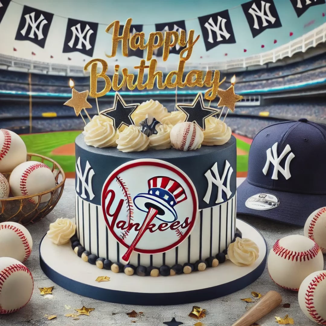 Baseball Happy Birthday Video Message for A New York Yankees Fan – GreetBay